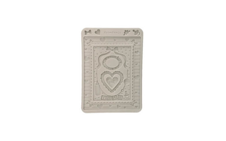 Siliconen Mal A5 Baby Frames & Hearts Stamperia | Resin & Klei